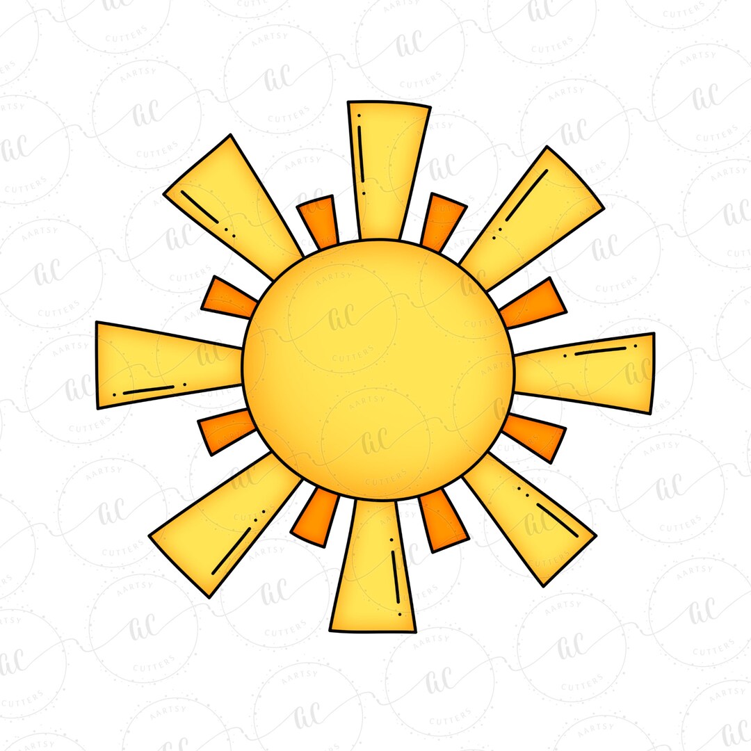 Sun Cookie Cutter - Etsy