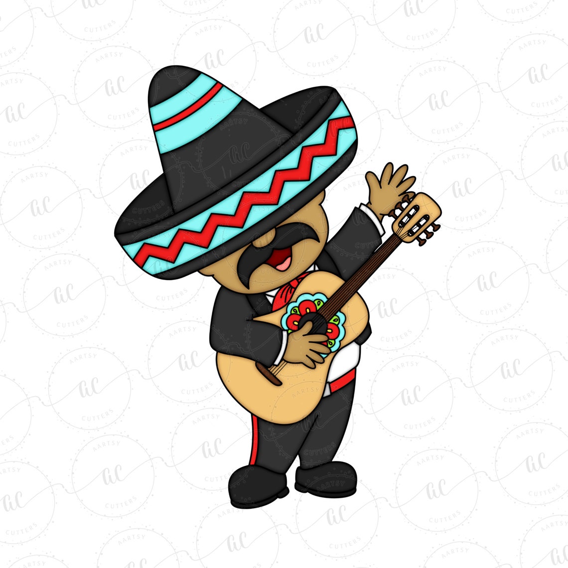 Mariachi Guy Cookie Cutter - Etsy