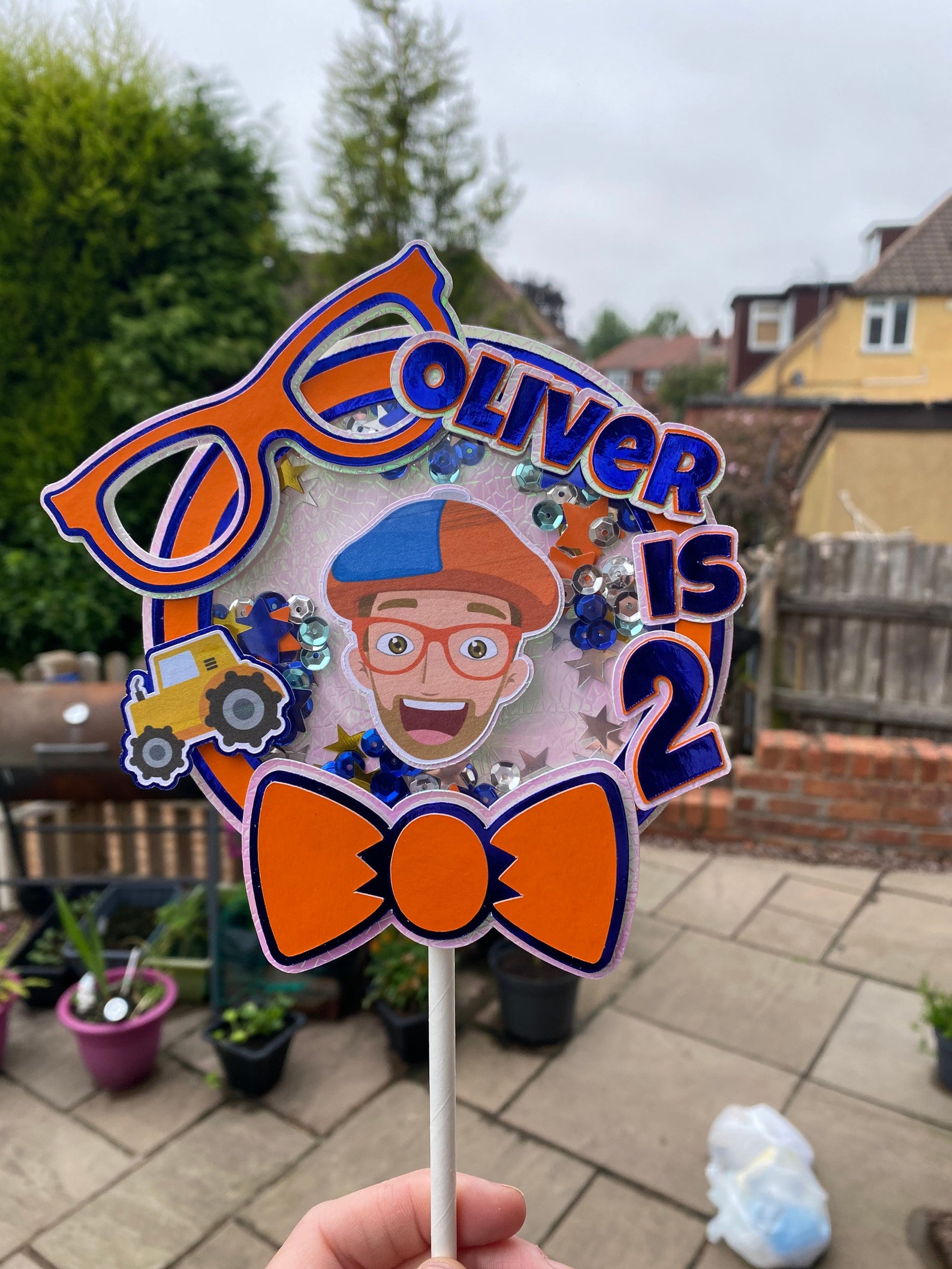 Blippi Cake Topper / Blippi Toppers / Shaker Topper / | Etsy