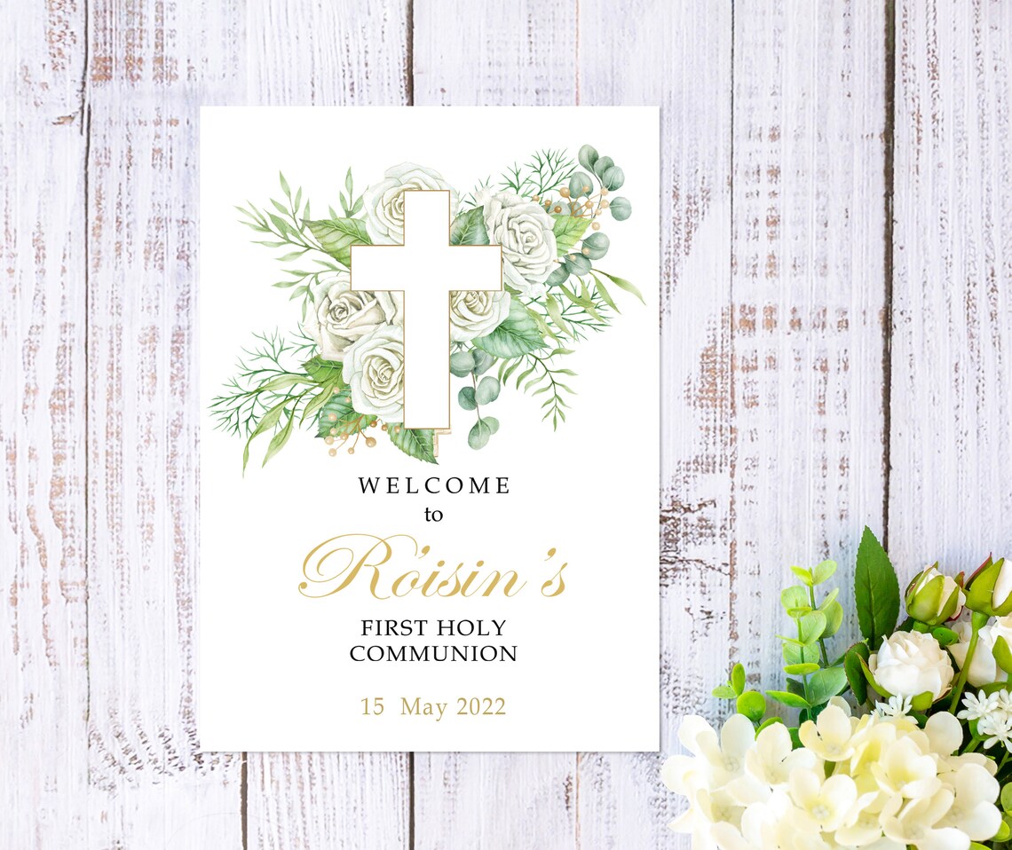 First Communion Clipart Watercolor Clipart First Communion | Etsy