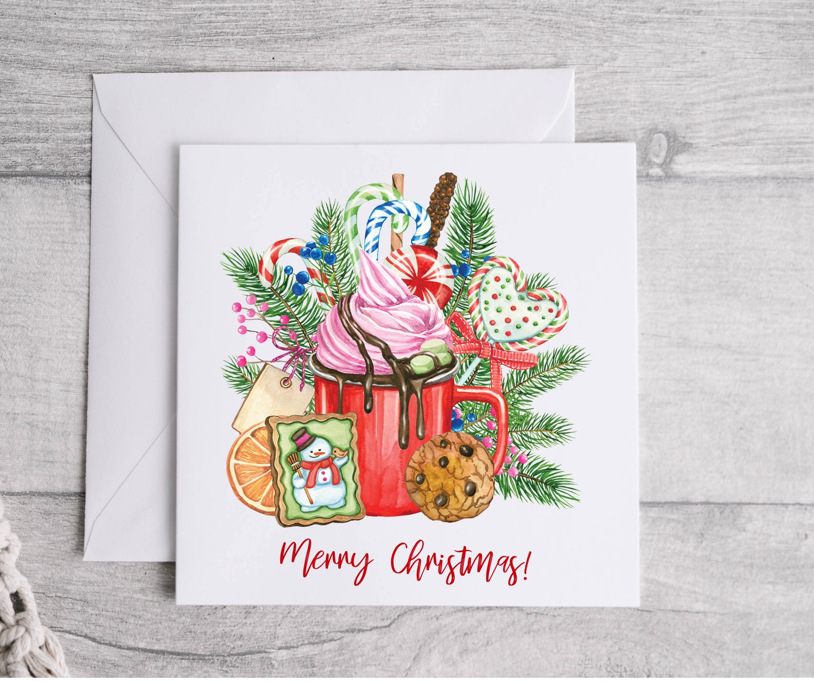 Watercolor Christmas Sweets Clipart Christmas Cookie - Etsy