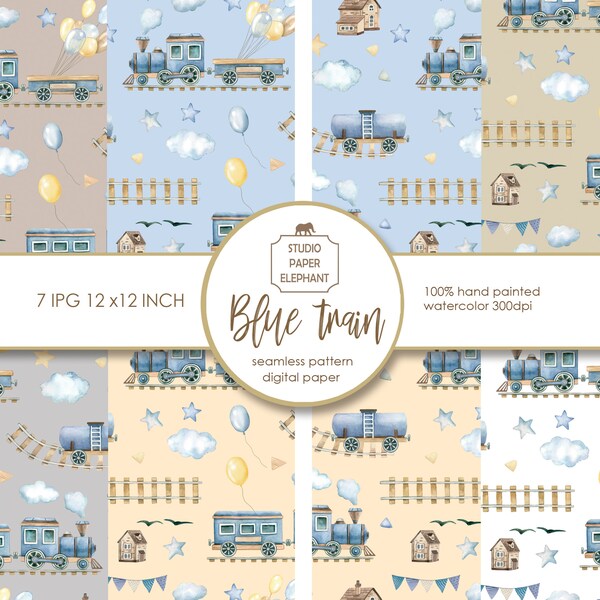 Train Pattern - Etsy