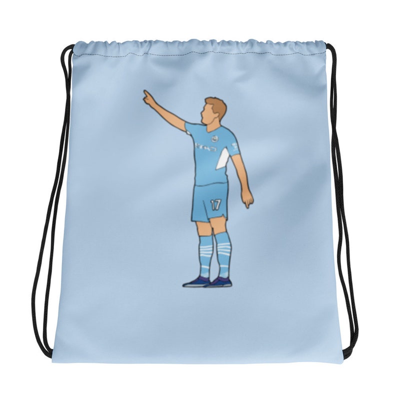 Kevin De Bruyne Man City Drawstring Bag - Etsy
