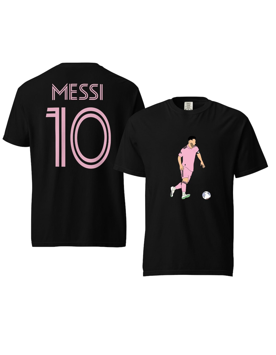 Messi 10 Inter Miami Unisex Soccer Graphic T-shirt - Etsy