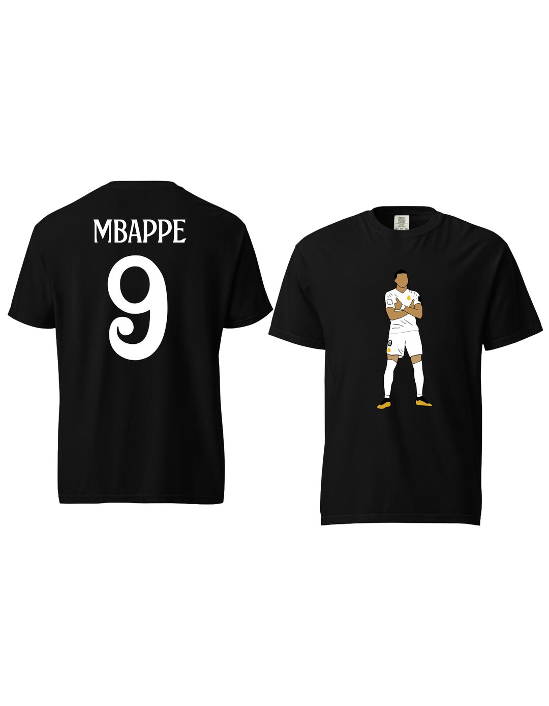 Mbappe Madrid 24-25 Name and Number Soccer Tshirt - Etsy
