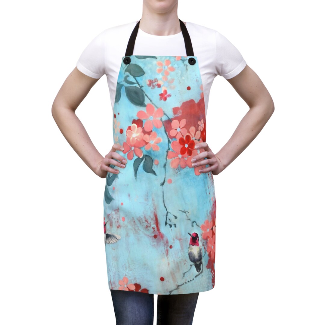 Kari's Birds Apron by Bianchi Arts - Etsy