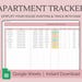 Apartment Hunting Spreadsheet House Hunting Checklist Apartment ...
