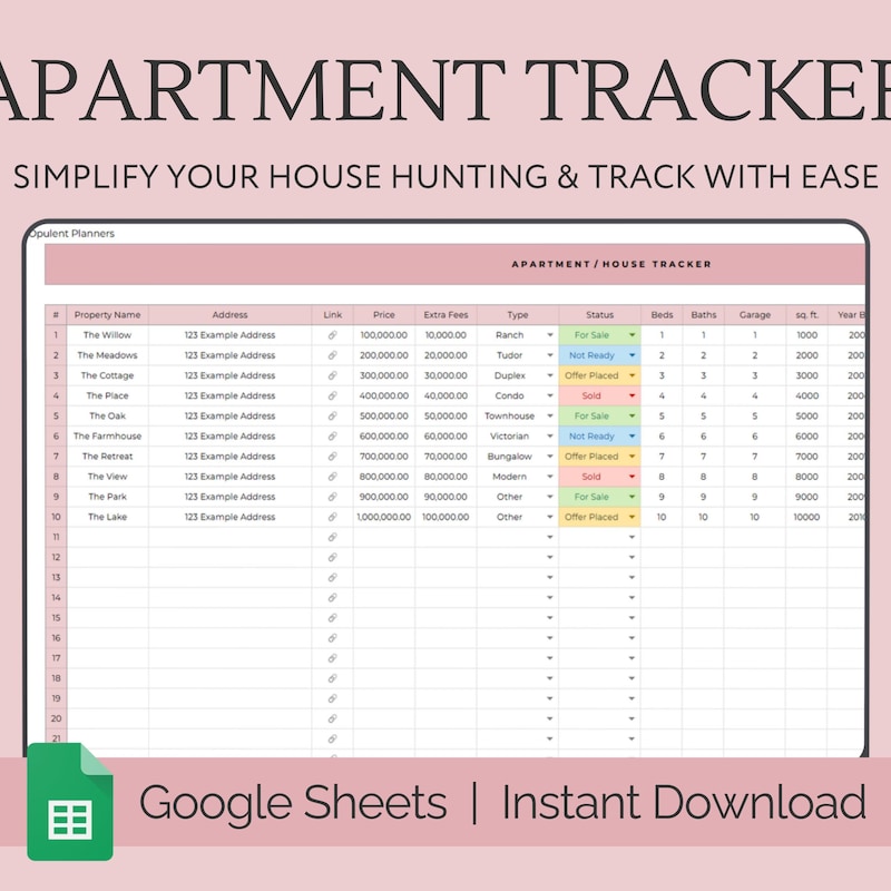 Digital Apartment Hunter - Etsy