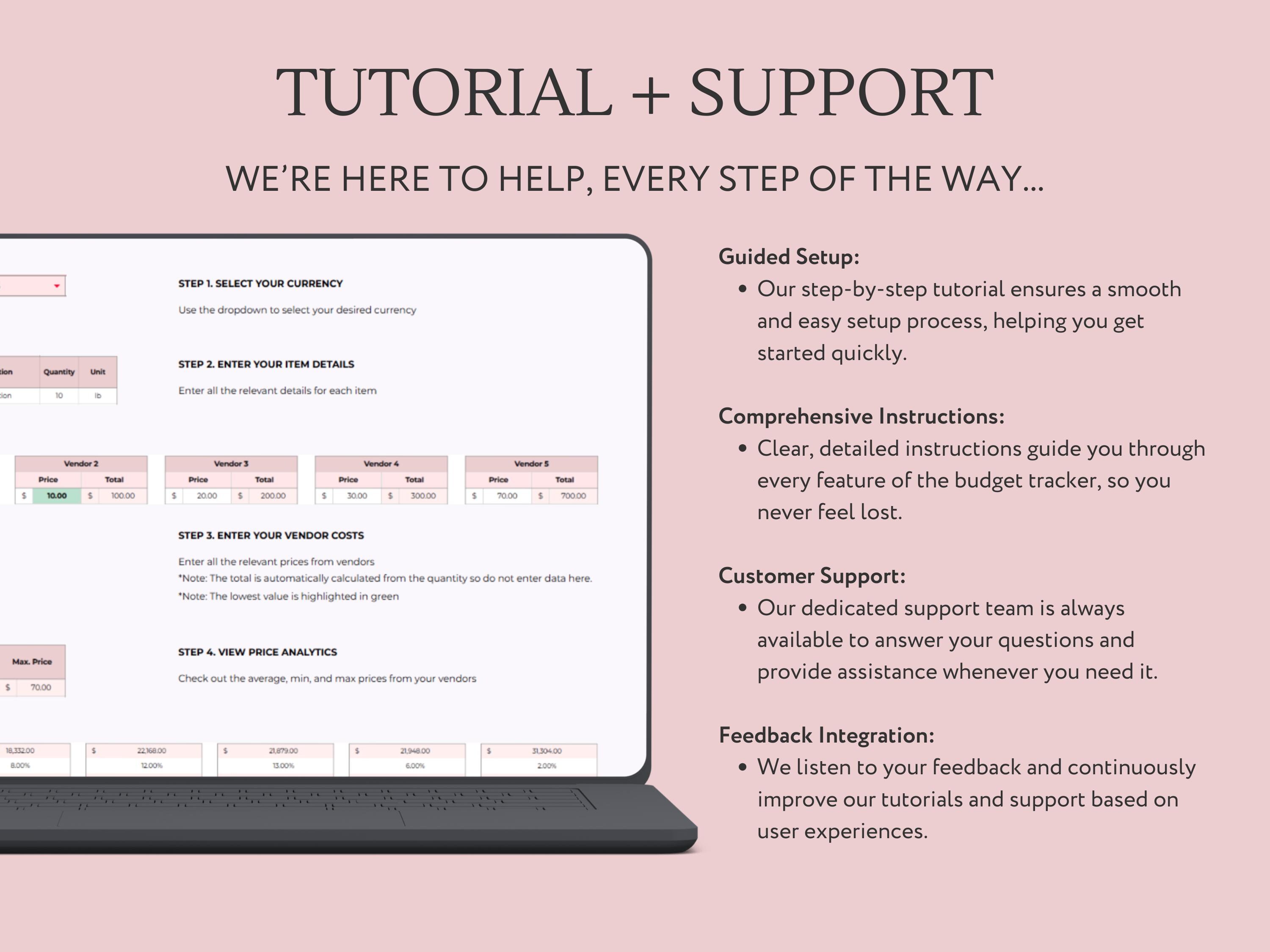Vendor Price Comparison Google Sheets, Price Tracker, Price Comparison ...