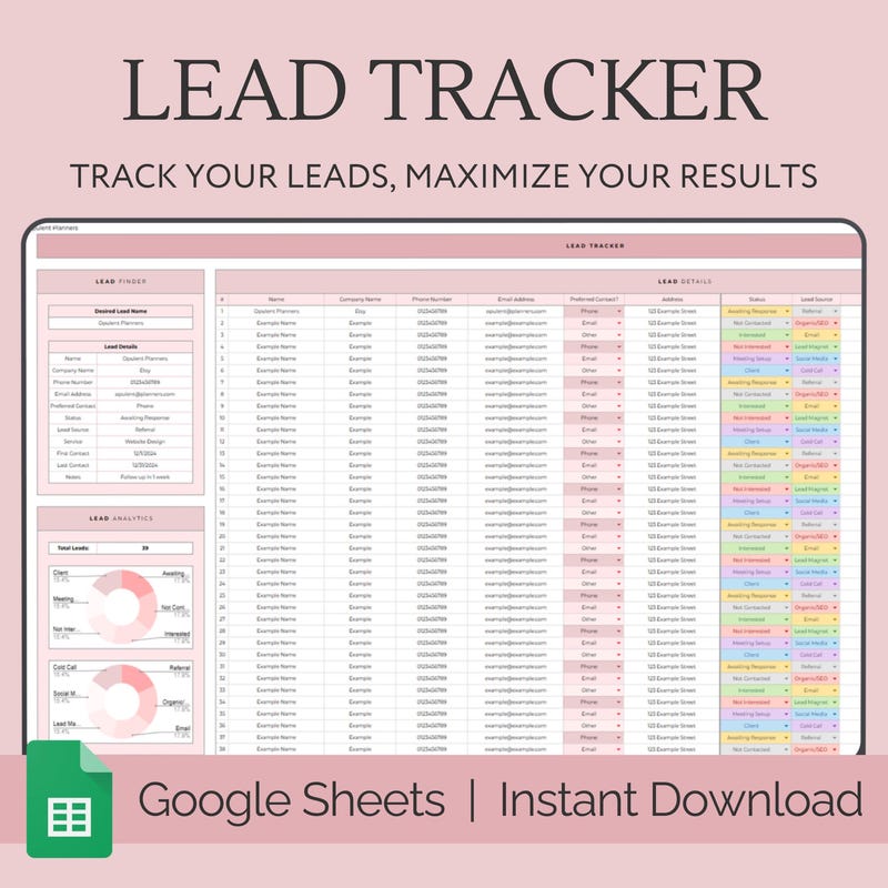 Outreach Tracker Sheet - Etsy UK