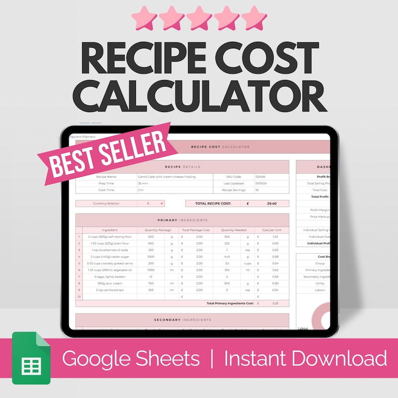 Costing for Coffee - Etsy UK