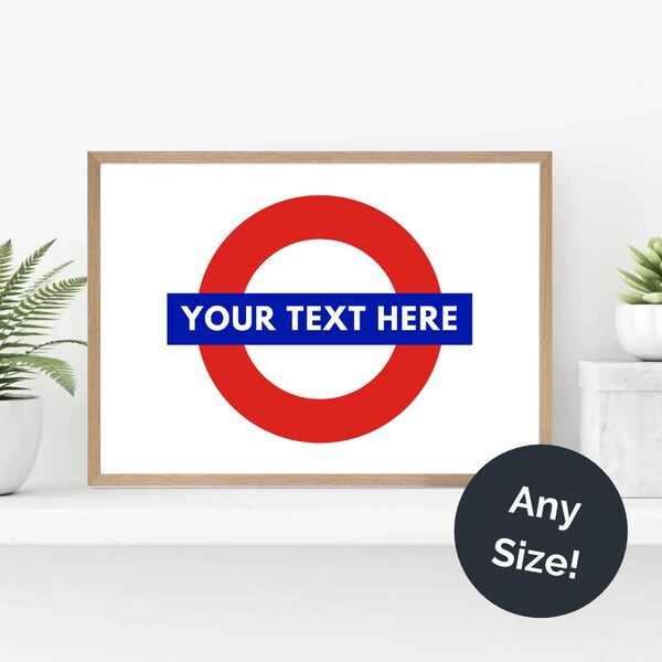 London Underground - Etsy