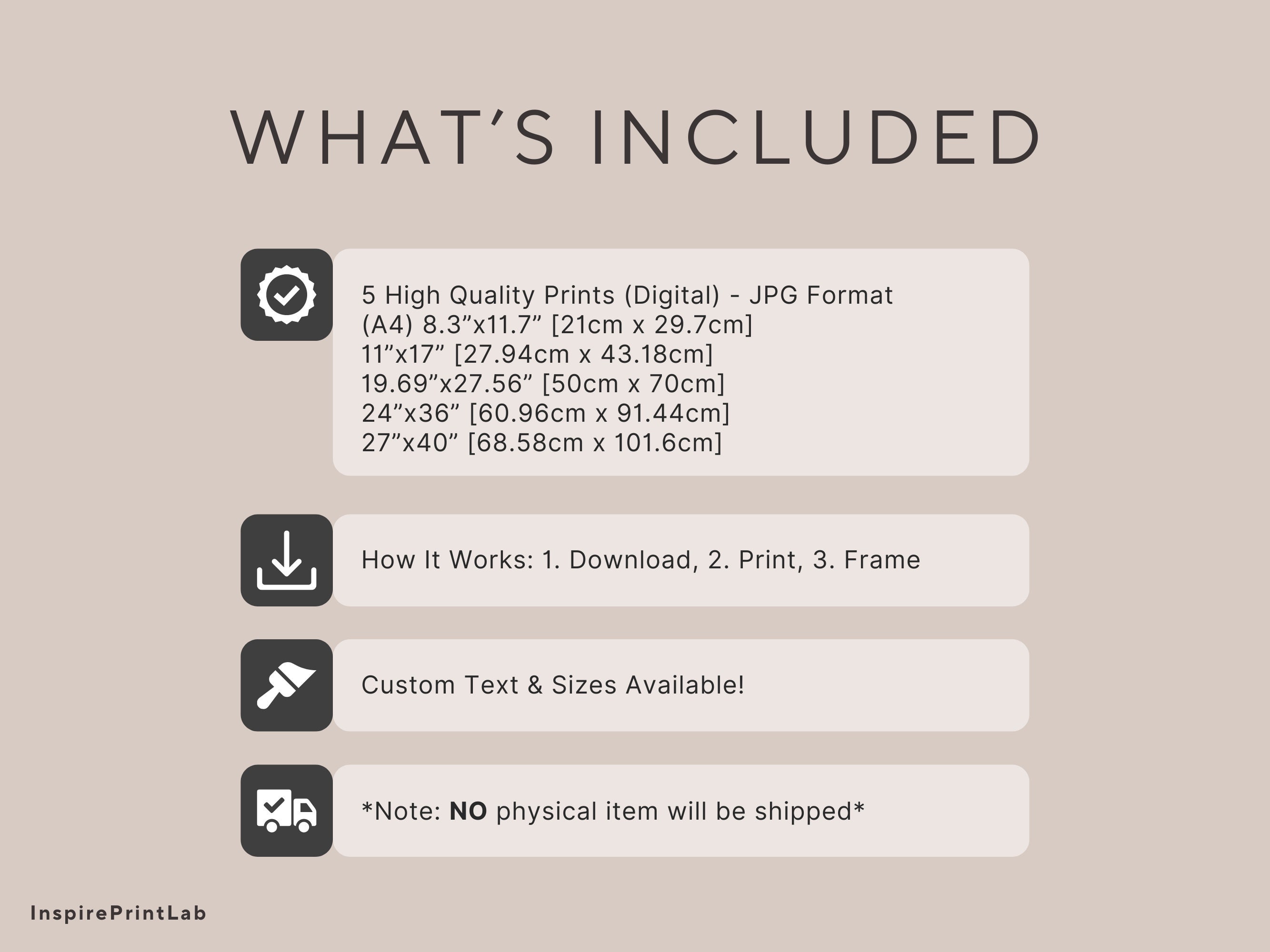 Discipline Definition Motivational Wall Art Poster Home Office Decor ...