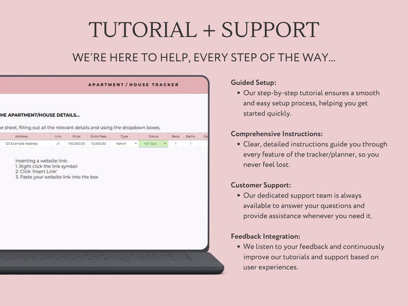 Apartment Hunting Spreadsheet House Hunting Checklist Apartment ...