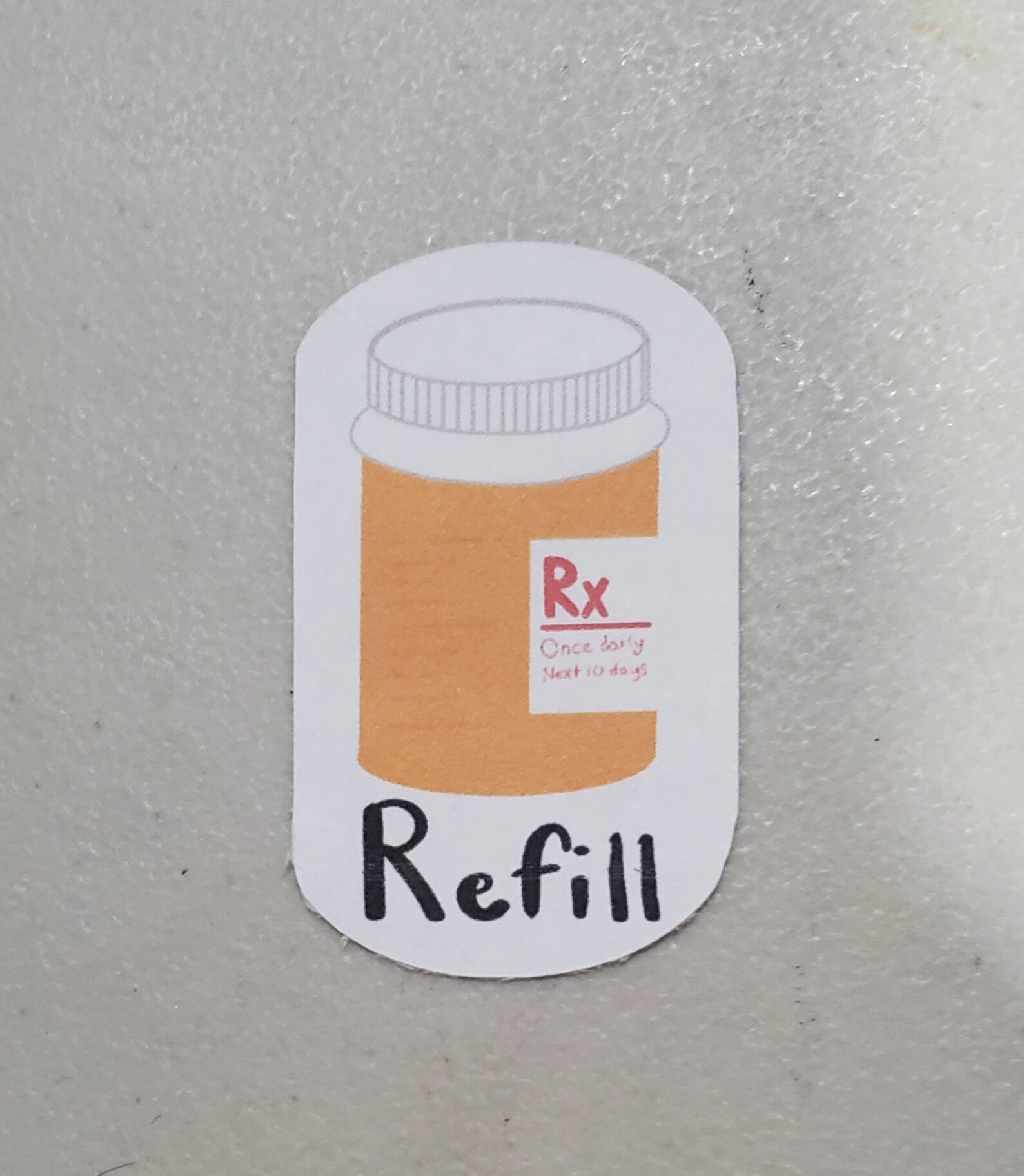 Prescription Refill Reminder Planner Sticker | Etsy