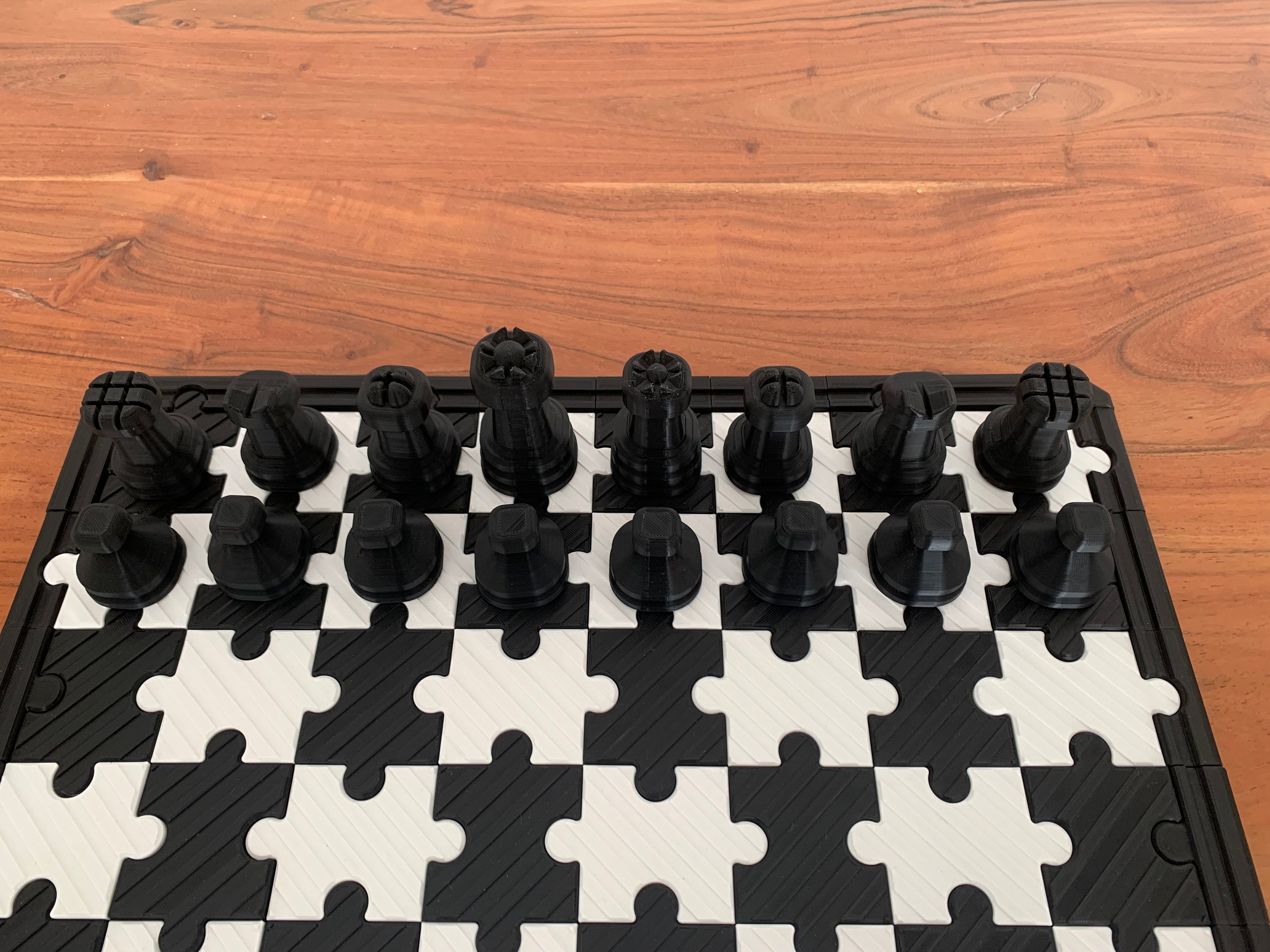 Chess Set | Puzzle Style | PLA | 3D Printing | 128 Parts | Perfect Gift ...
