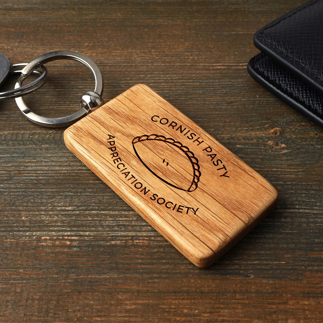 Cornish Gifts 'cornish Pasty Appreciation Society' Rectangular Oak ...