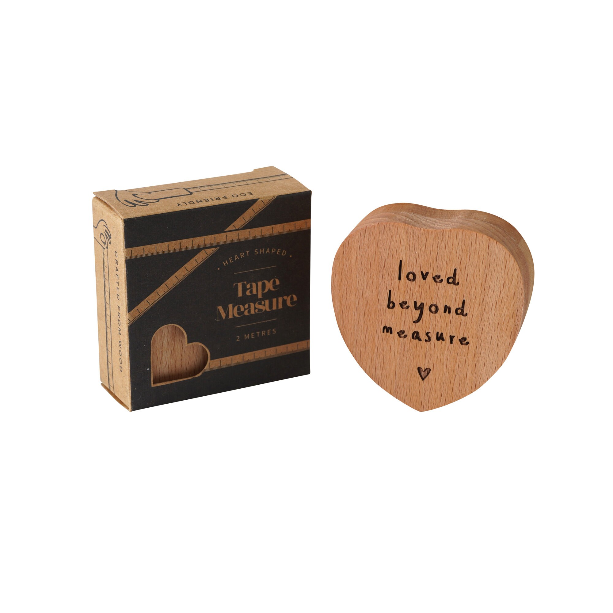 Send With Love 'loved Beyond Measure' Heart Tape Measure - Etsy