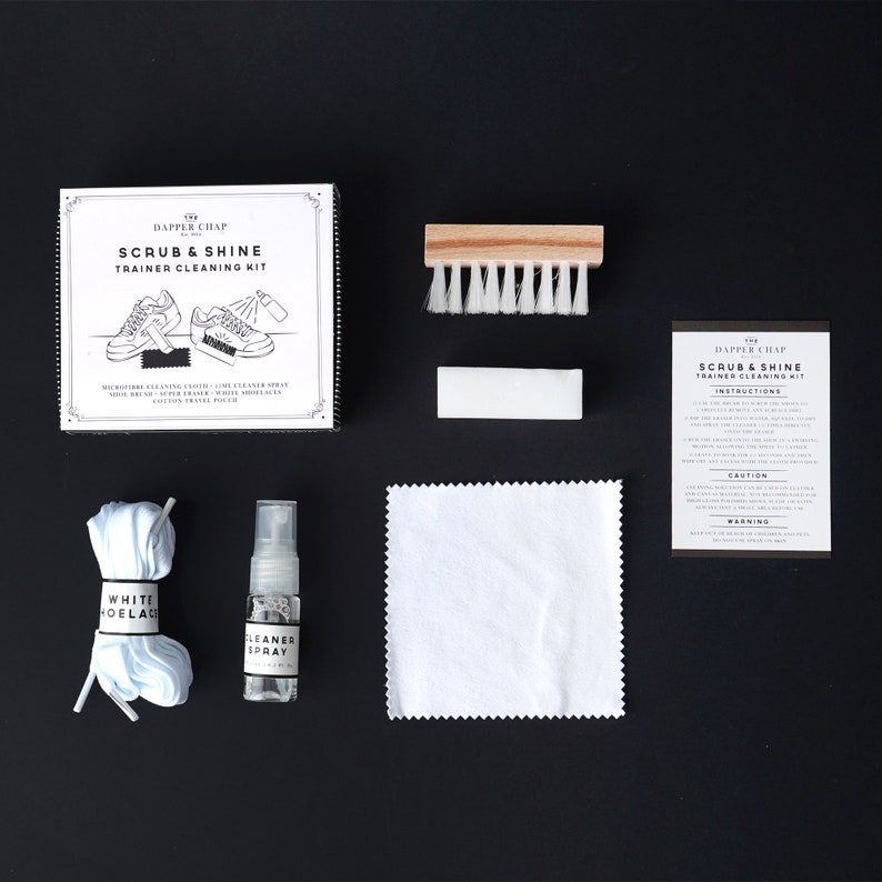 Shoe Cleaning Kit Gift Box | Trainer Brush, Eraser & Spray - Etsy