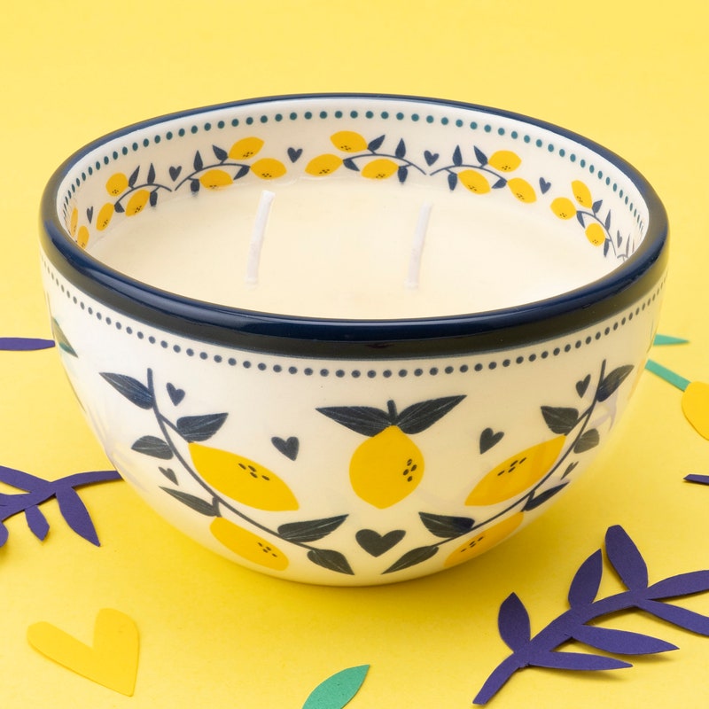 Lemon Candle - Etsy