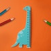 Wooden Dinosaur 15cm Ruler • Stationary • Back to School • Gift for ...