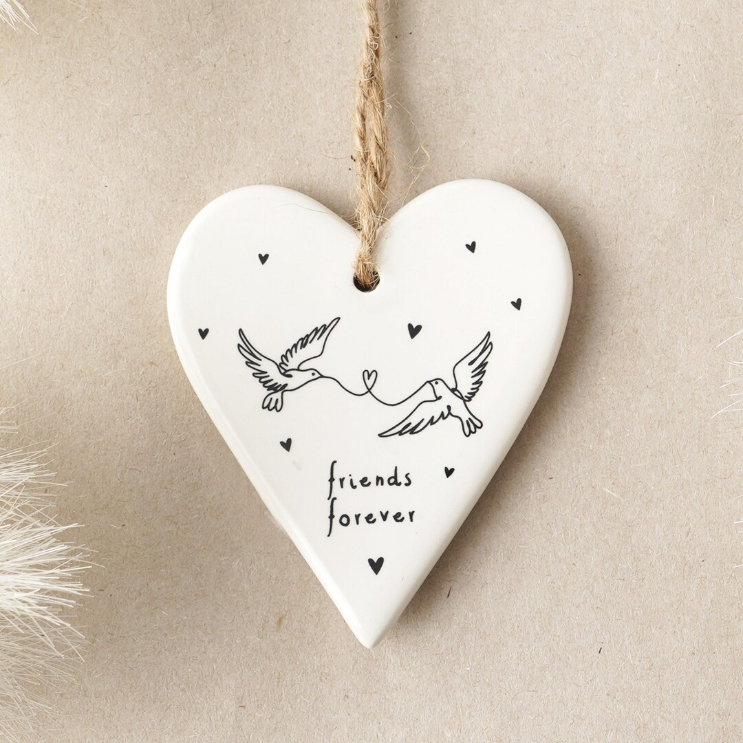 Send With Love Friends Forever Ceramic Hanger | Sentiment Gift | Wall ...