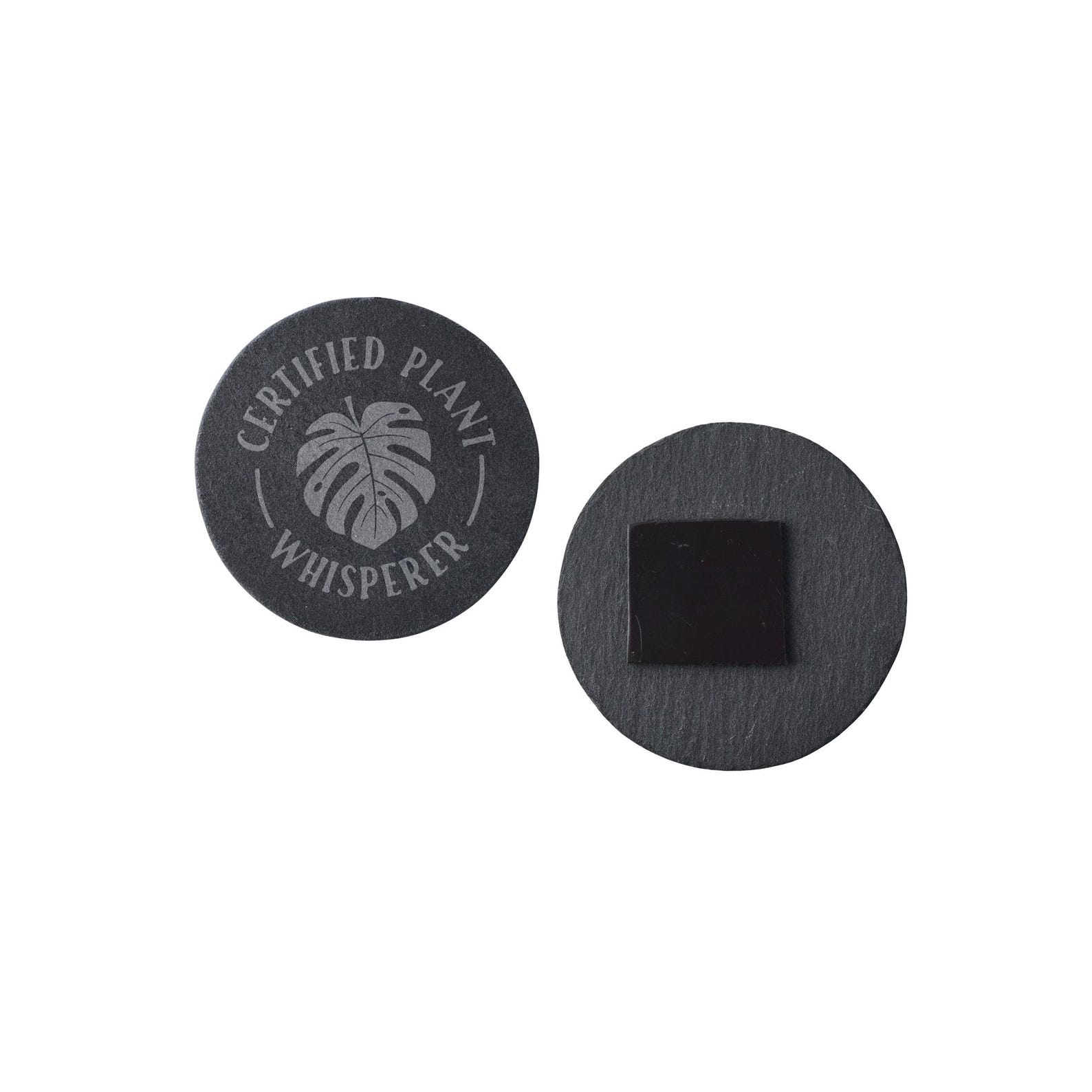 Round Slate Magnet - 'certified Plant Whisperer' | Home Decor | Kitchen ...