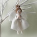 Brown Haired Felt Angel Hanging Decoration | Brown Hair | Christmas ...