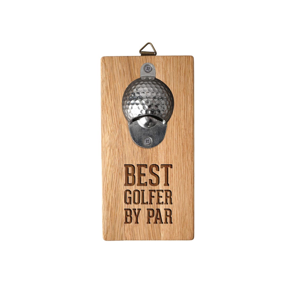 Wall Mounted Golf Ball Bottle Opener 'best Golfer' | Homeware | Bar ...