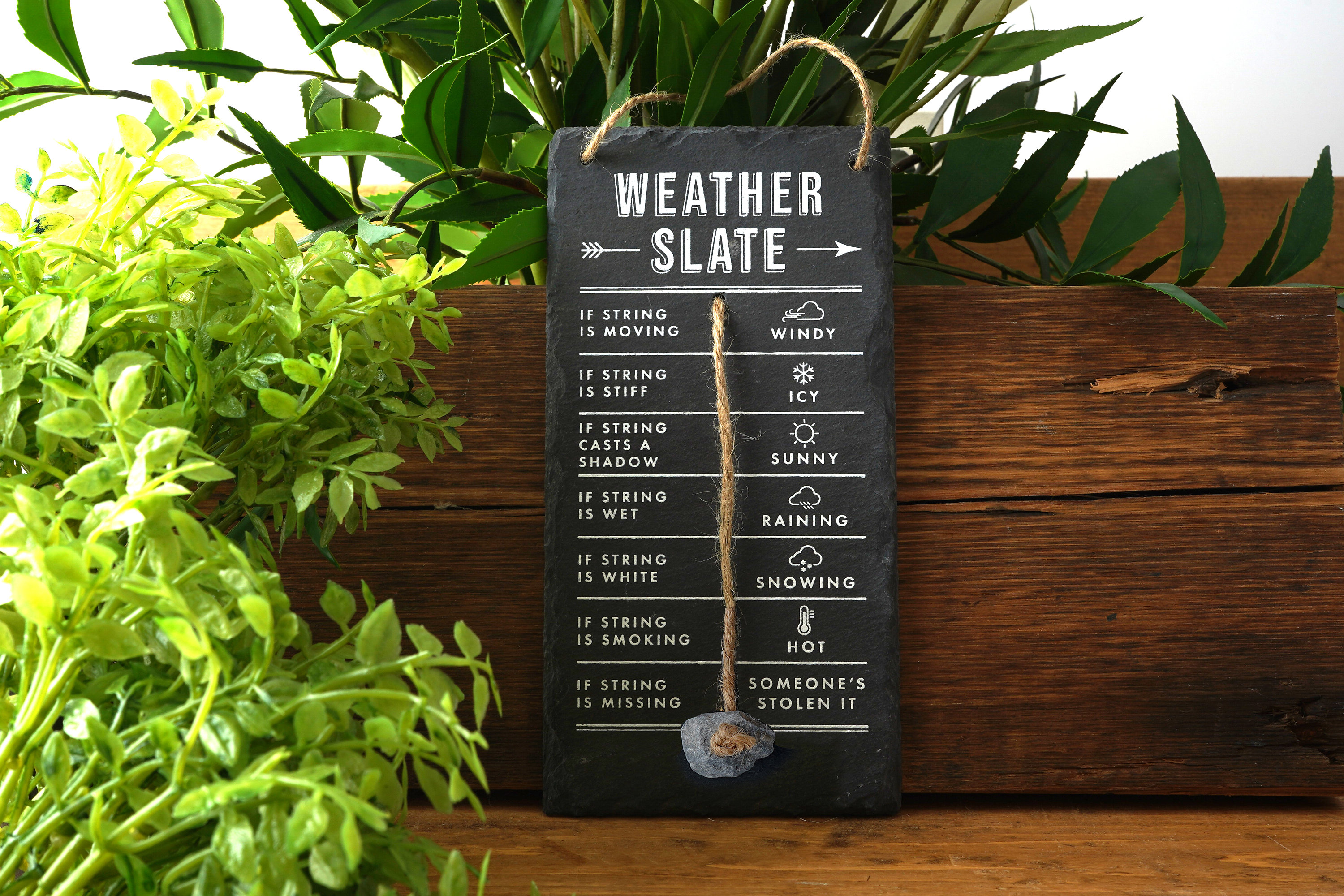 Weather Slate Hanging Sign | Humorous Weather Reader | Forecaster ...