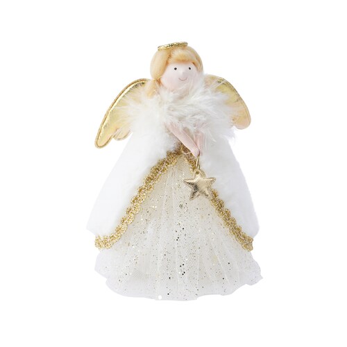 Angel Christmas Tree Topper in Gold Size: 17cm Gift for - Etsy