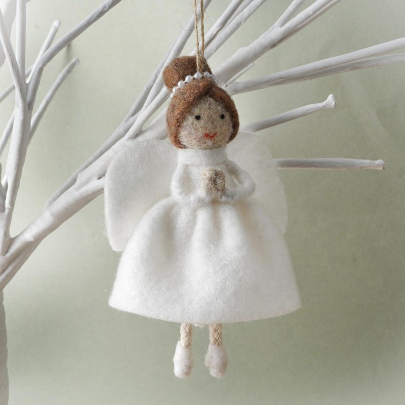 Angel Hair Christmas Decorations - Etsy