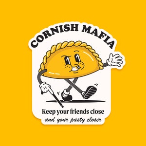 Pack of 3 | Paddy the Pasty 'cornish Mafia' Sticker | Novelty Sticker ...