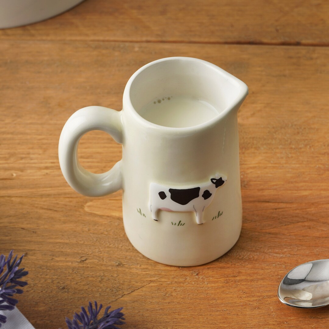 Bramble Farm Cow Milk Jug With Gift Box - Etsy