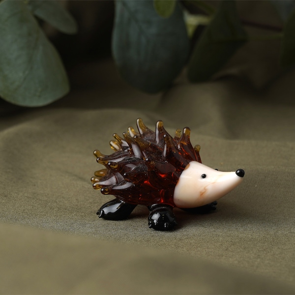 Glass Hedgehog - Etsy
