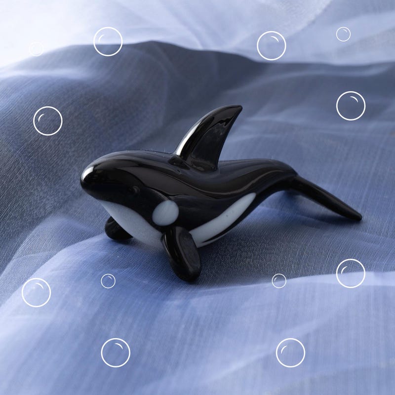 Orca Figure - Etsy UK