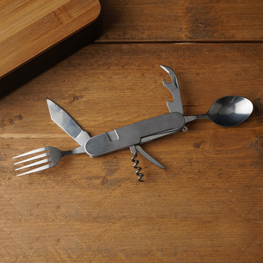 Camping Cutlery Tool | Can and Bottle Opener | Travel Adventure Outdoor ...