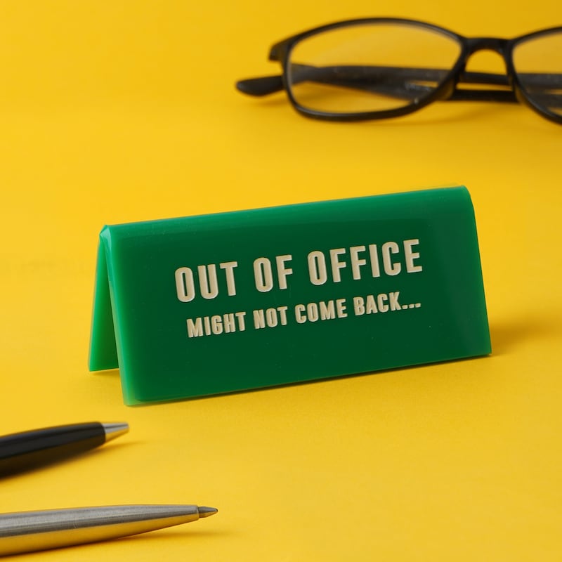 Out of Office Sign - Etsy