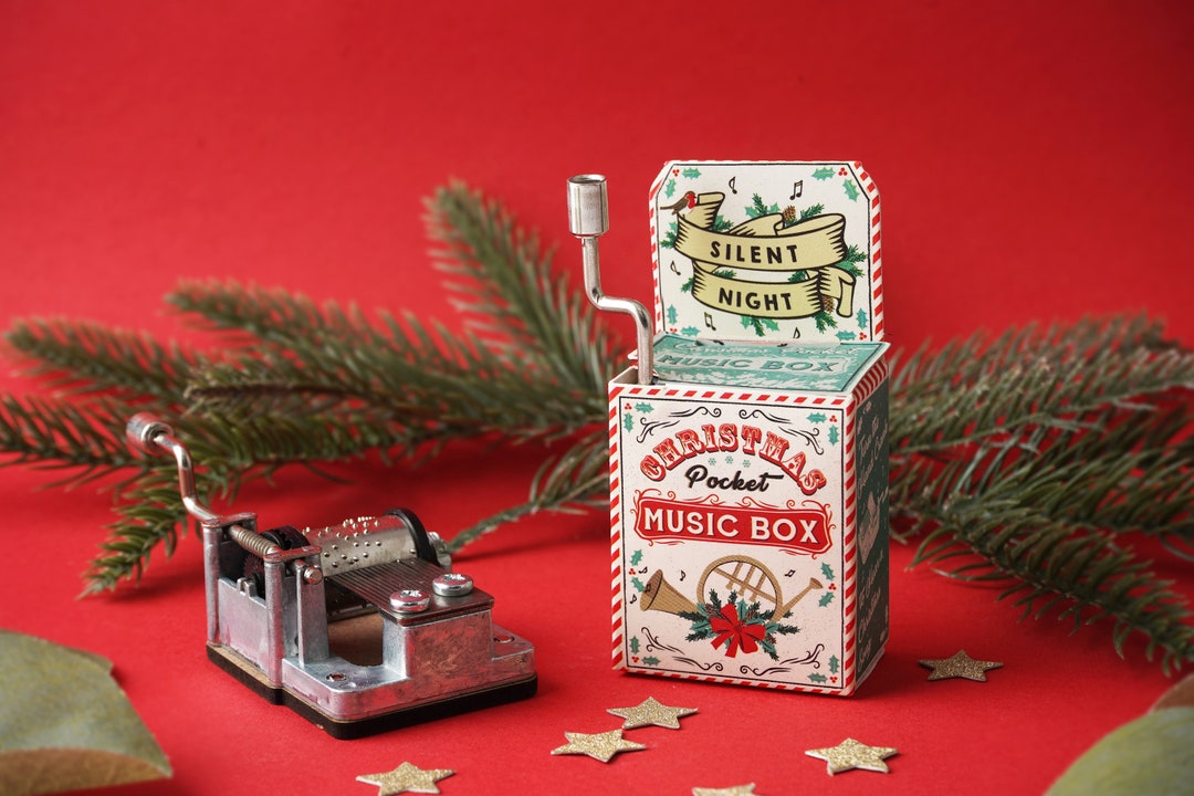 Wind up Christmas Music Box 'silent Night' | Gift for Christmas - Etsy