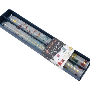 Christmas Dashing Through the Snow Advent Candles | Pack of 2 ...