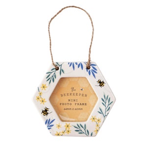 The Beekeeper Mini Ceramic Hanging Photo Frame - Etsy