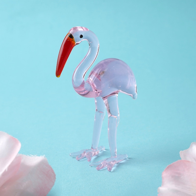 Glass Flamingo - Etsy