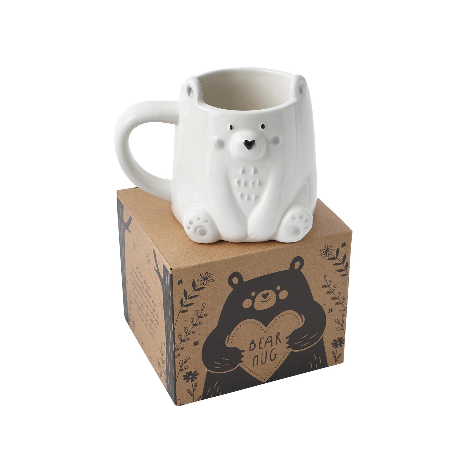 Send With Love Ceramic Bear Mug in Gift Box | Kitchenware | Tableware ...