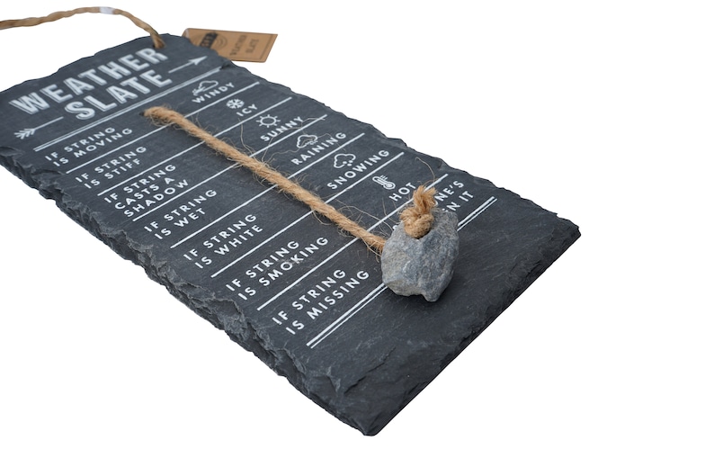 Weather Slate Hanging Sign Humorous Weather Reader - Etsy