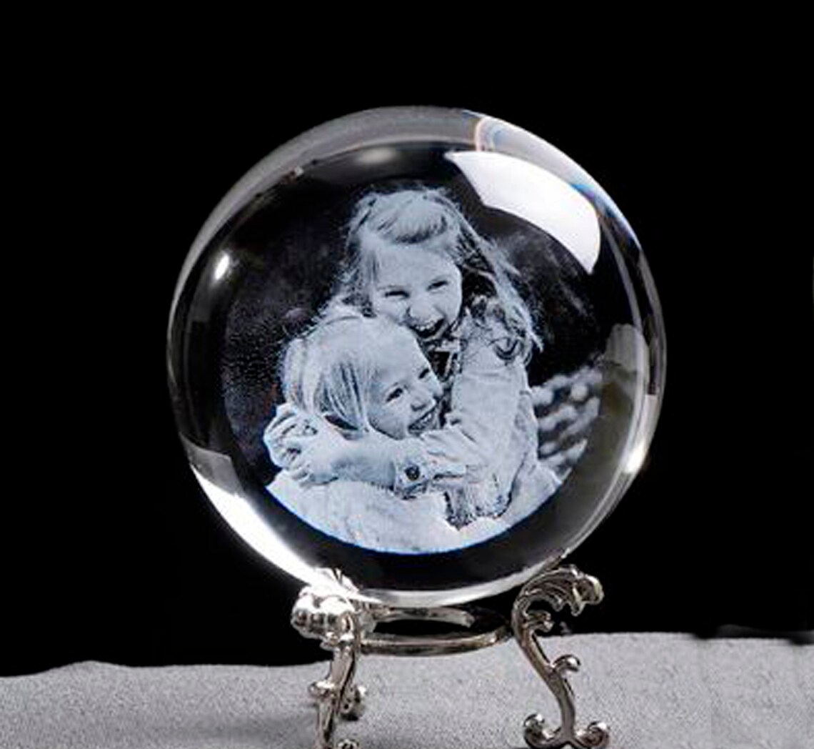 Personalized Laser Engraved K9 Crystal Ball, Custom Gift for Him/ Her ...