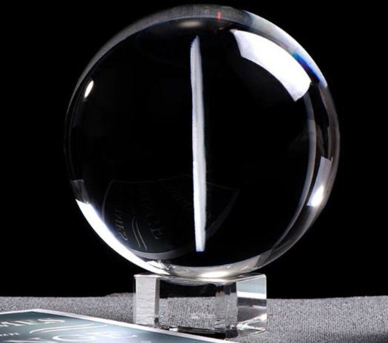 Personalized Laser Engraved K9 Crystal Ball, Custom Gift for Him/ Her ...