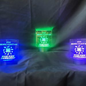 Acrylic Awards With Light up Base - Etsy