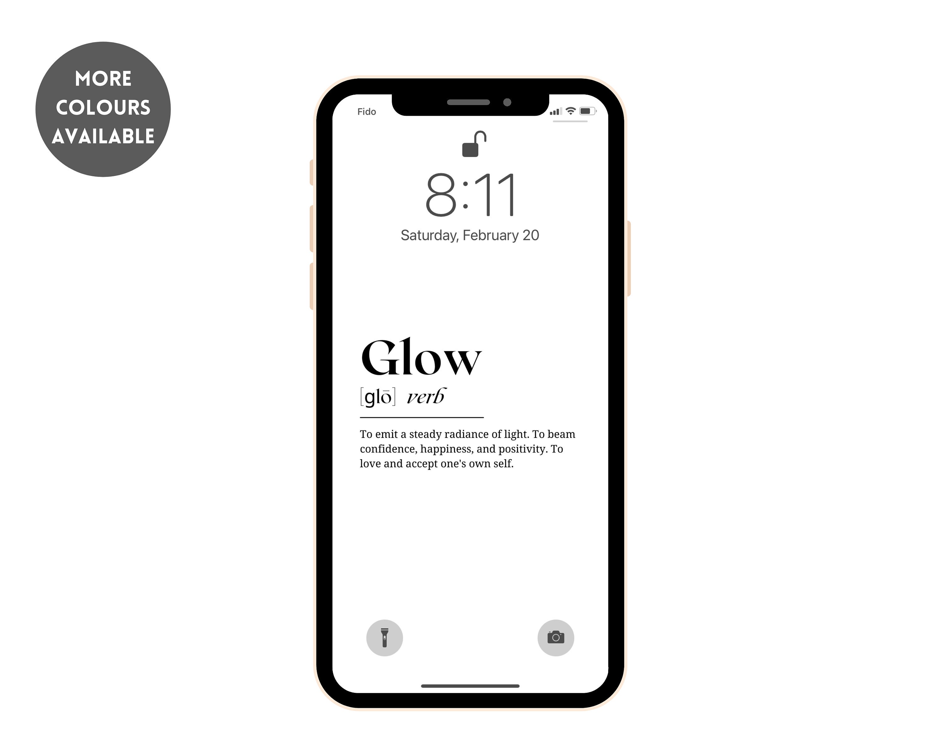 Glow Definition Print Self Love, Self Care, Confidence, Motivational ...