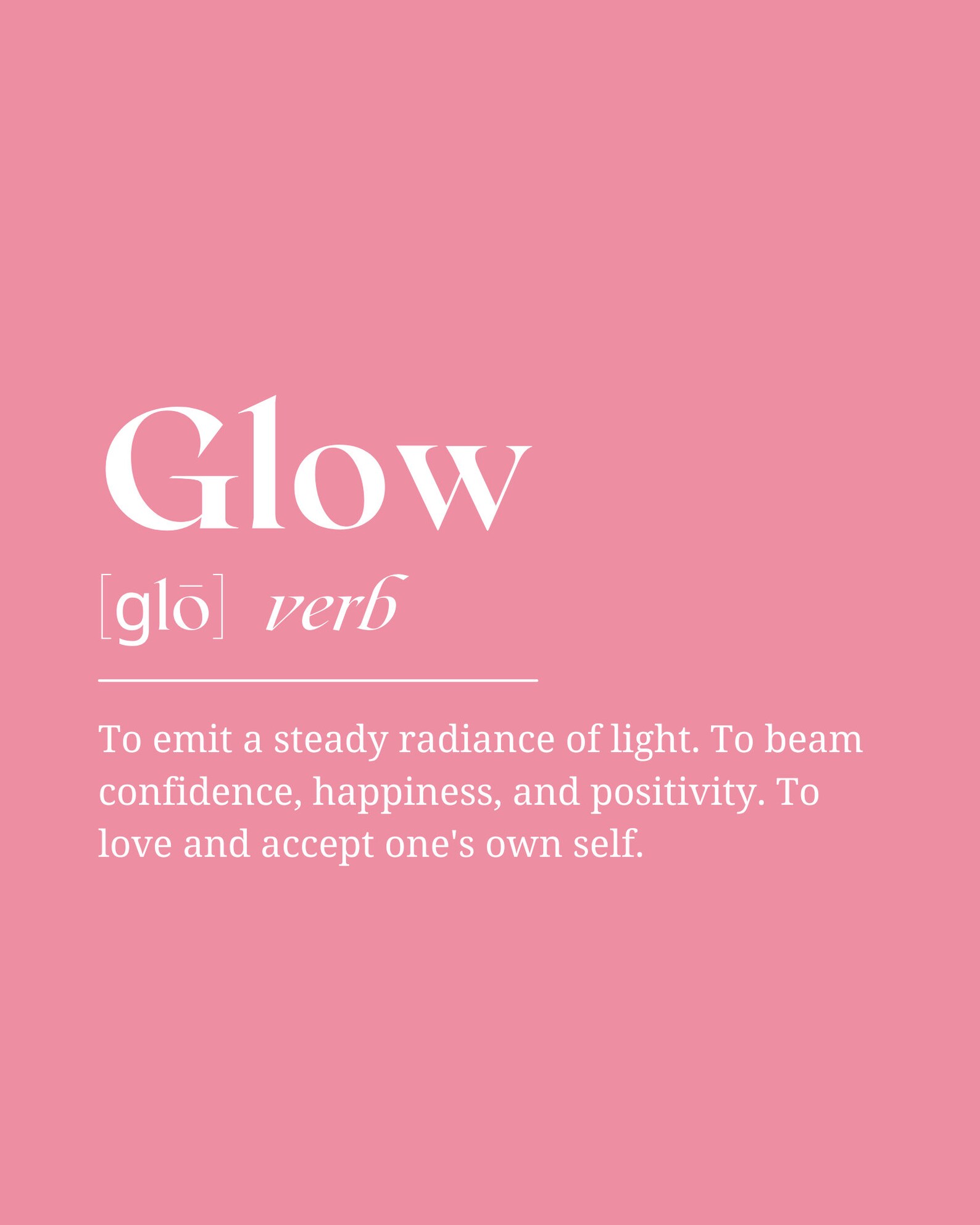 Glow Definition Print Rose Pink Self Love Confidence Etsy France glow-definition-print-rose-pink-self-love-confidence-etsy-france