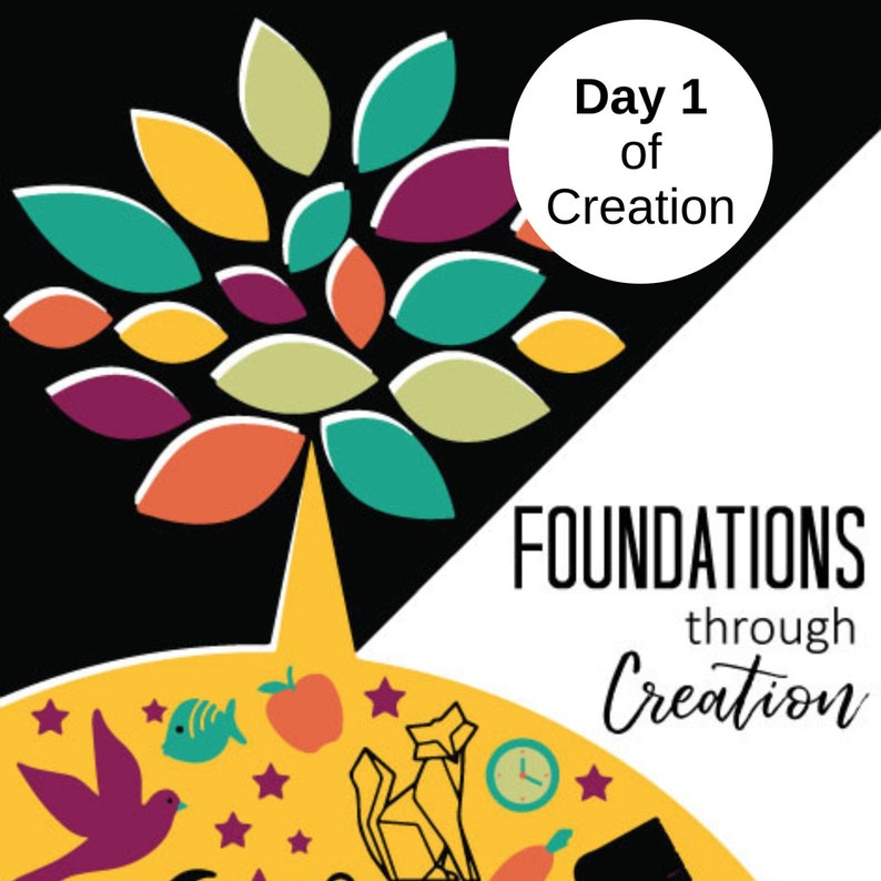 Preschool Curriculum, Homeschool Preschool, Day 1 of Creation, Bible ...